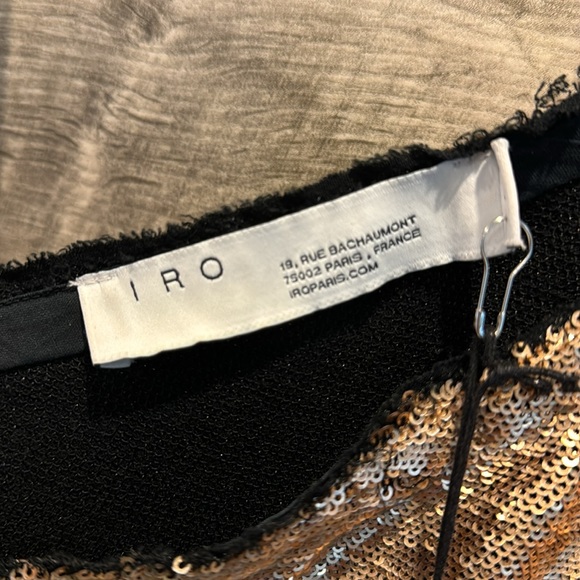 IRO | Dresses | Iro Nwt Gold One Shoulder Dress With Flaws Missing ...